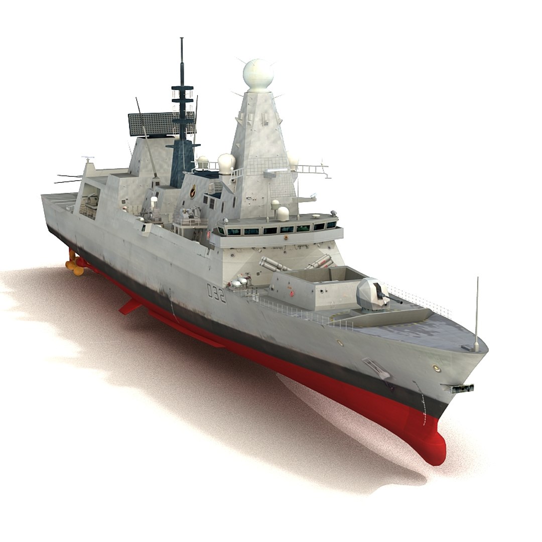3d Hms Daring D32 Type 45