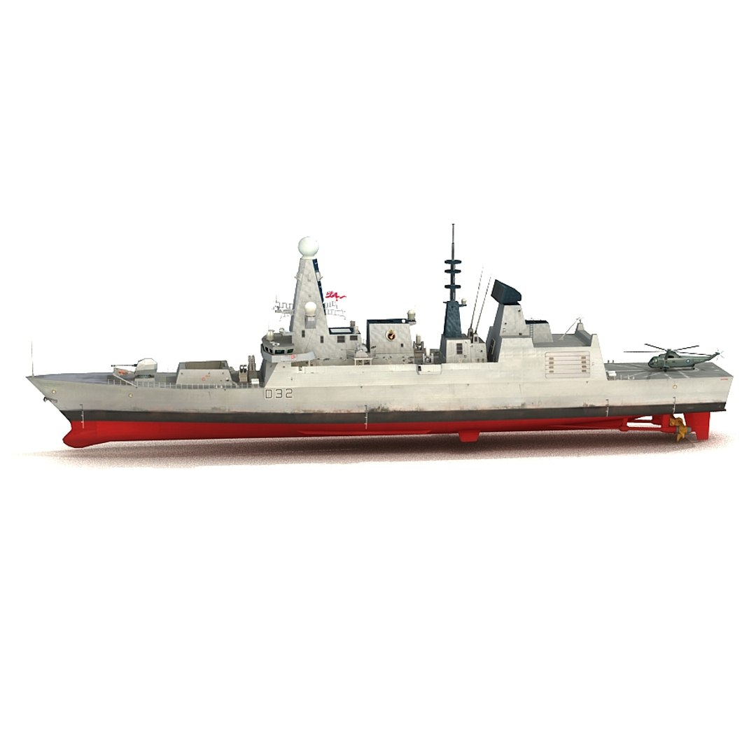 3d Hms Daring D32 Type 45