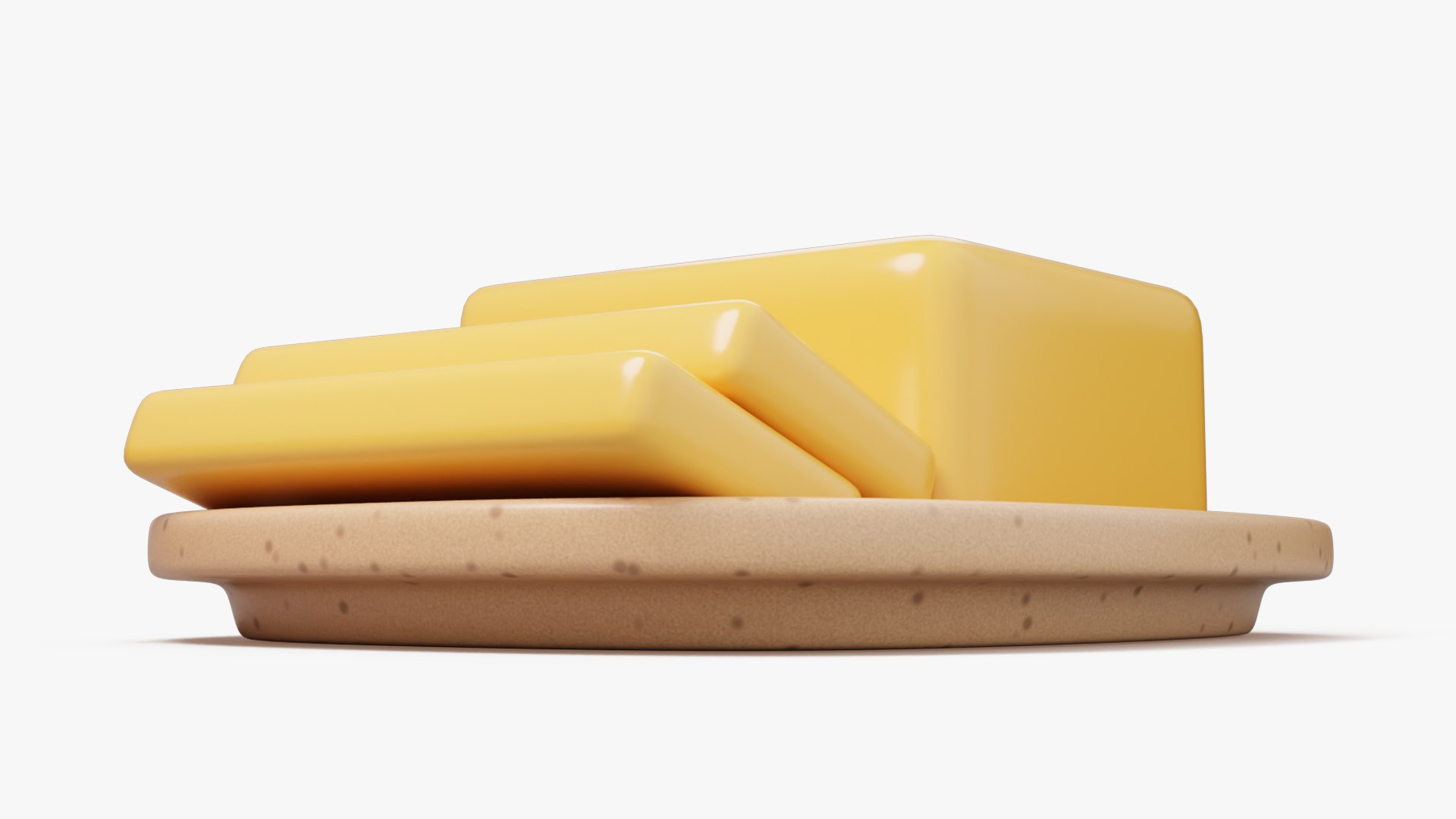 3D Stylized Butter Model - TurboSquid 2421068