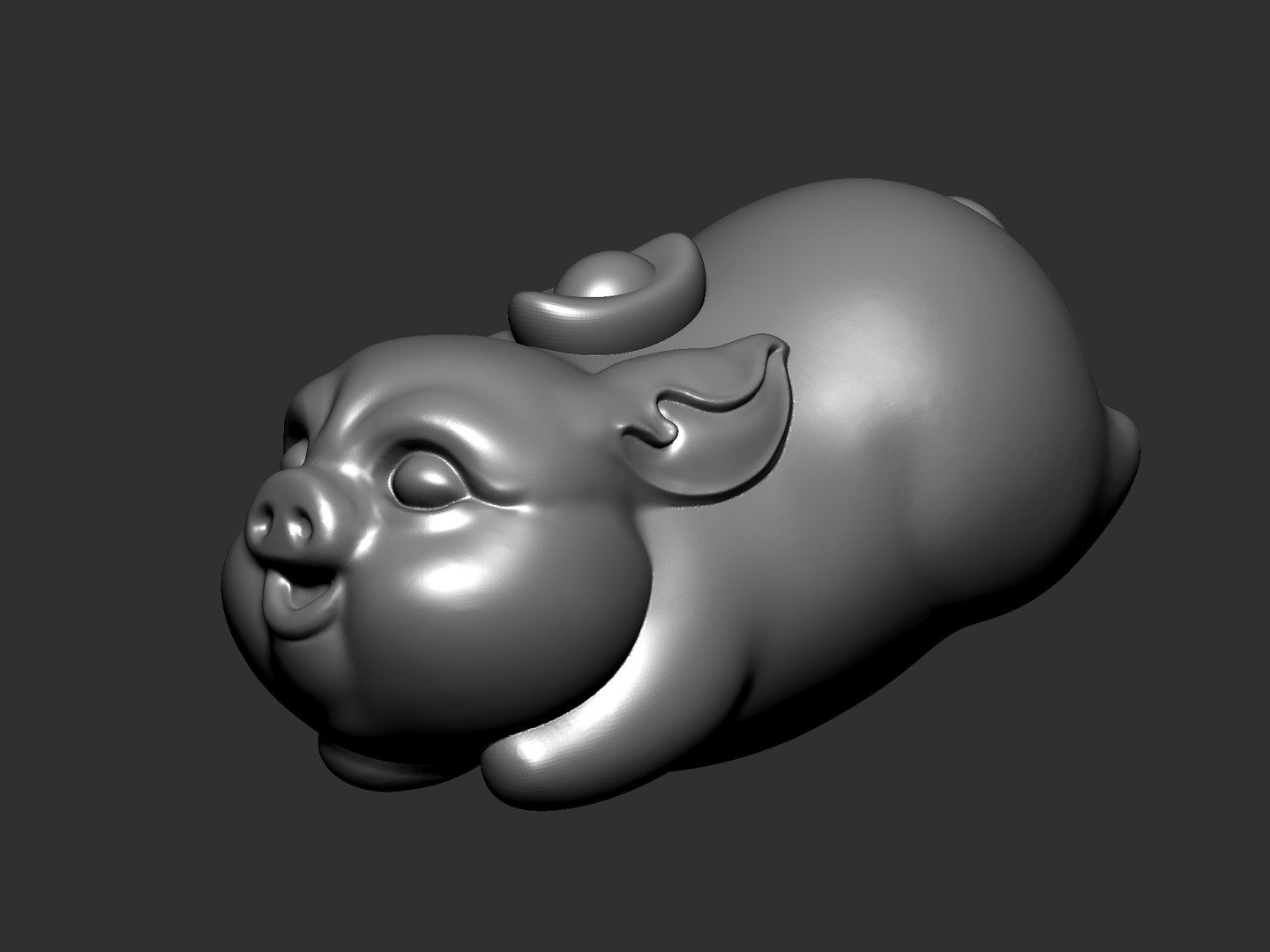 3D model piggy cute - TurboSquid 2166798