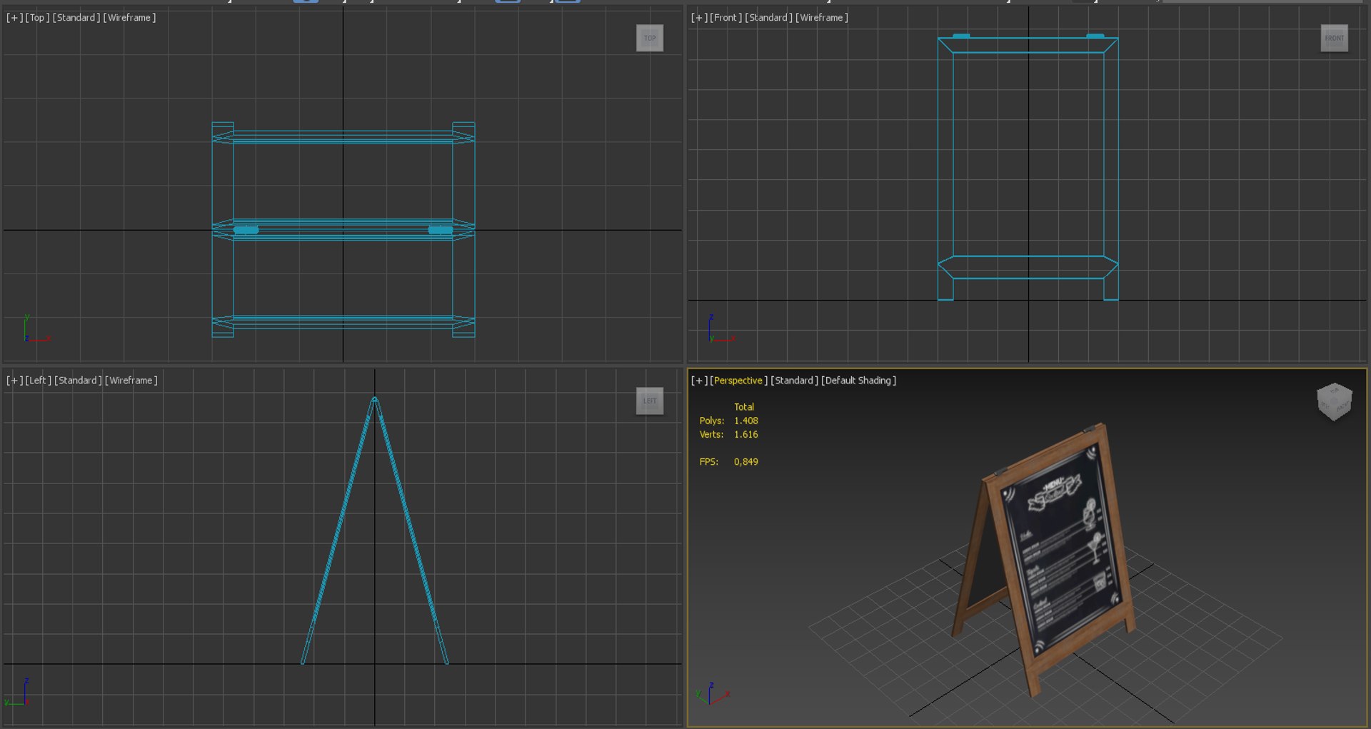 Signage 3D Model - TurboSquid 1809912