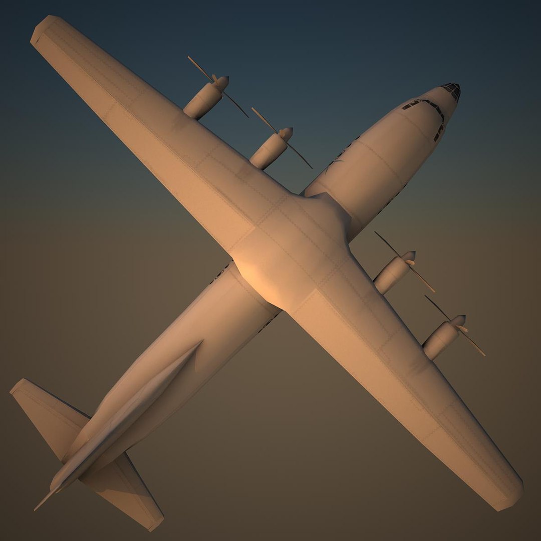 Antonov An-12 Air 3d Max