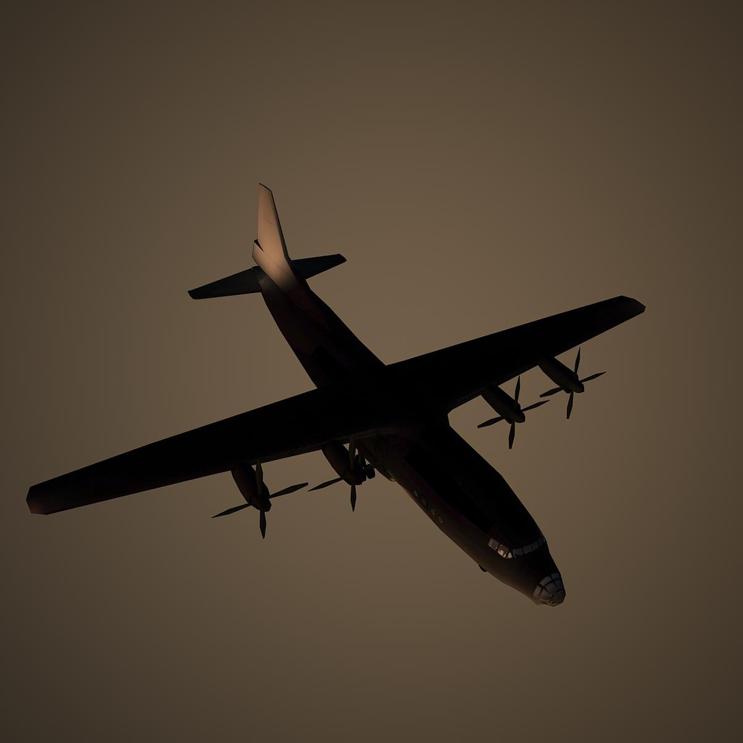 Antonov An-12 Air 3d Max