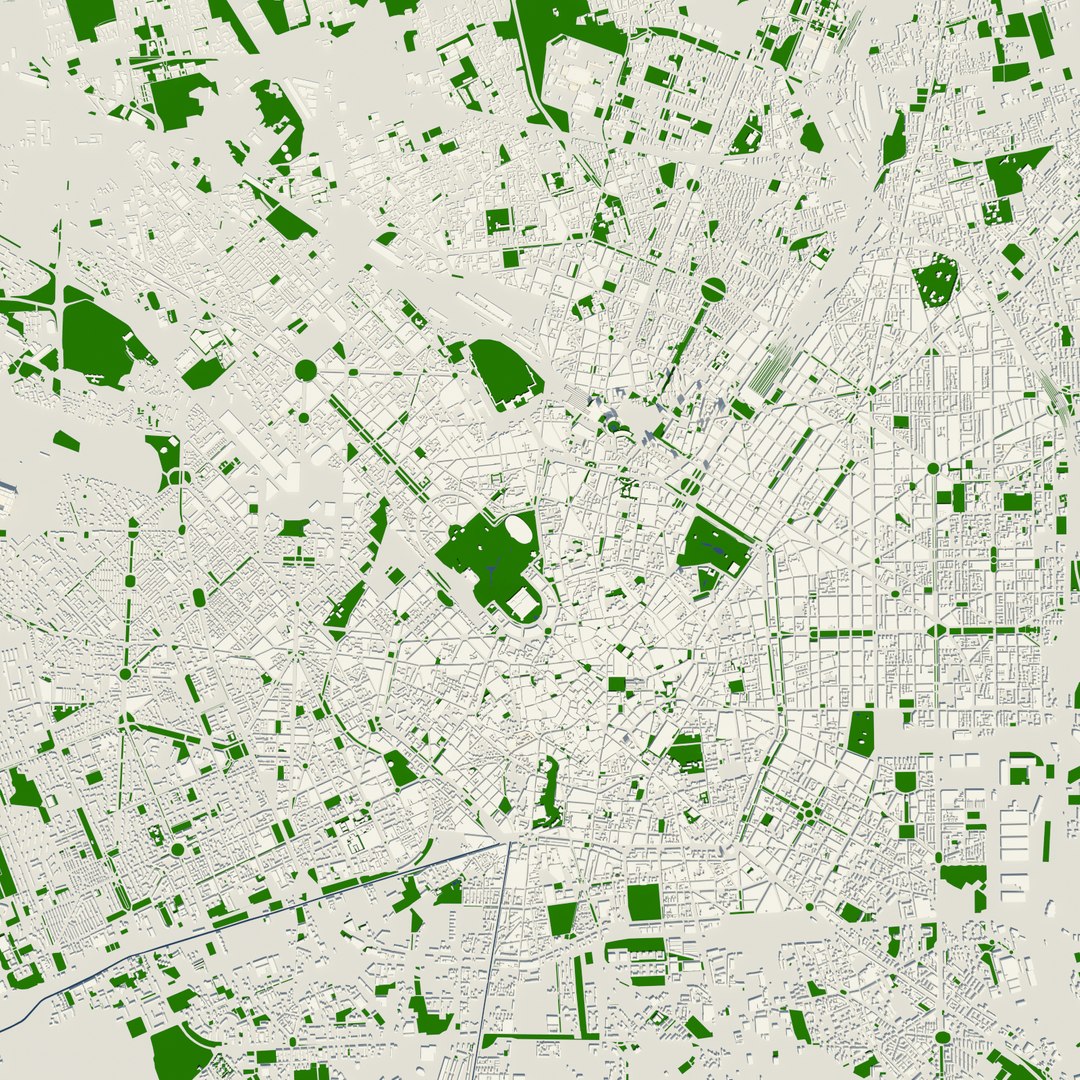 Milan Cityscape 3d Max