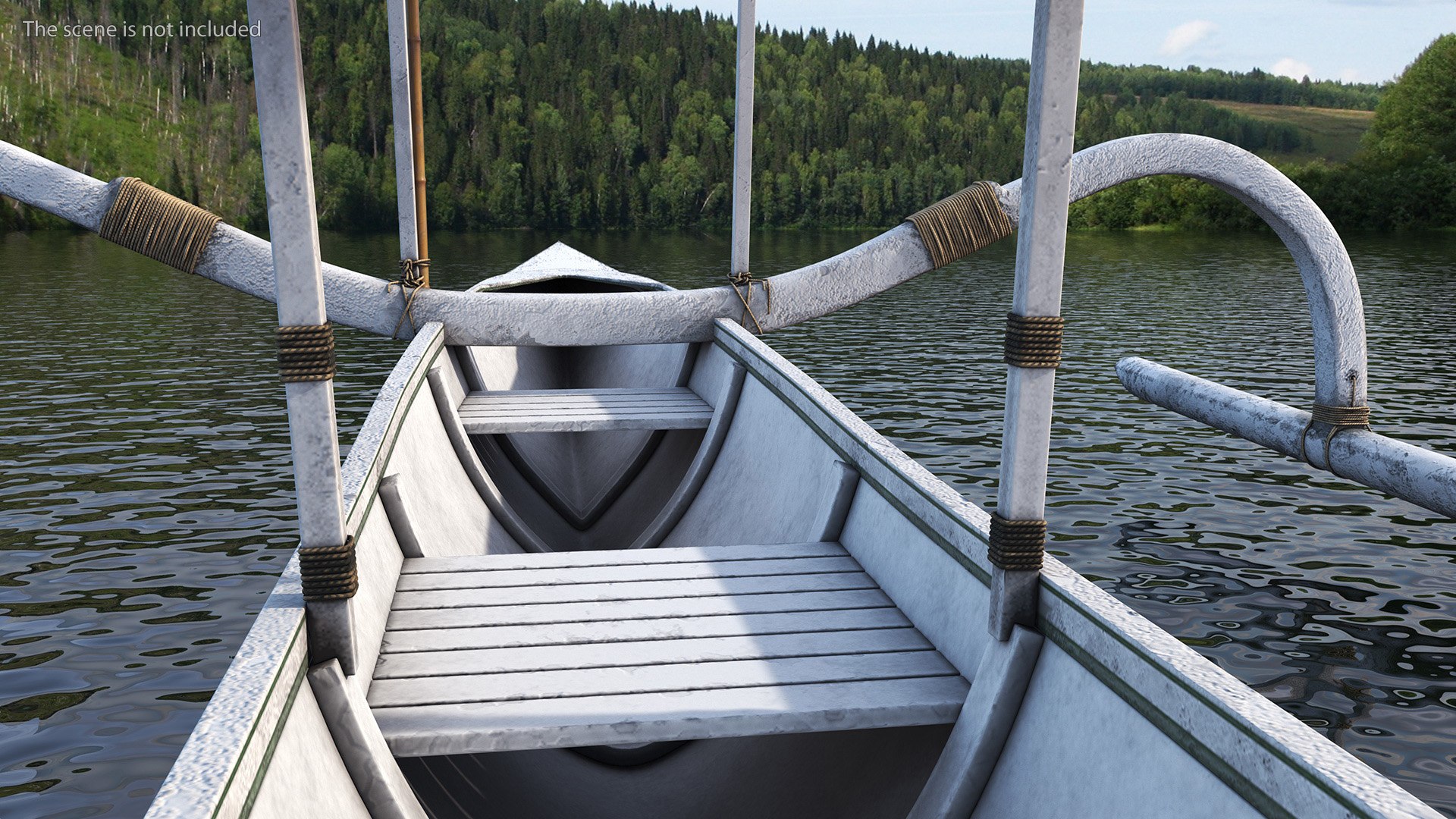 Bali Traditional Boat Jukung White 3D Model - TurboSquid 2161297