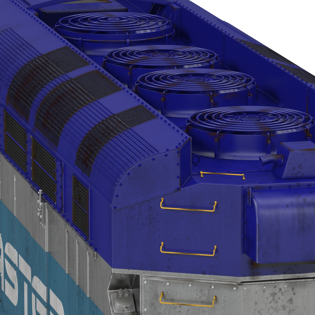 modelo 3d Locomotora Diesel F59 PHI Coaster - TurboSquid 940951