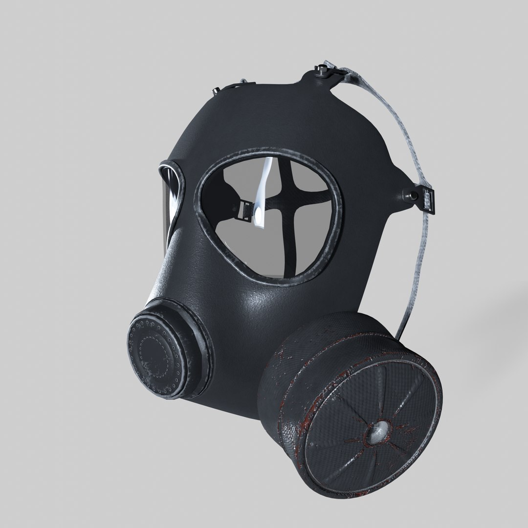 3D Gas Protection Mask And Hazmat Mask Model - TurboSquid 2034645