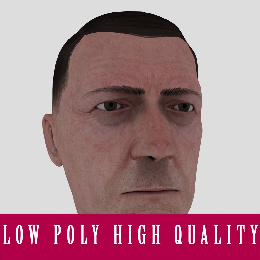 3ds Max Realistic Male Head Rigged Character