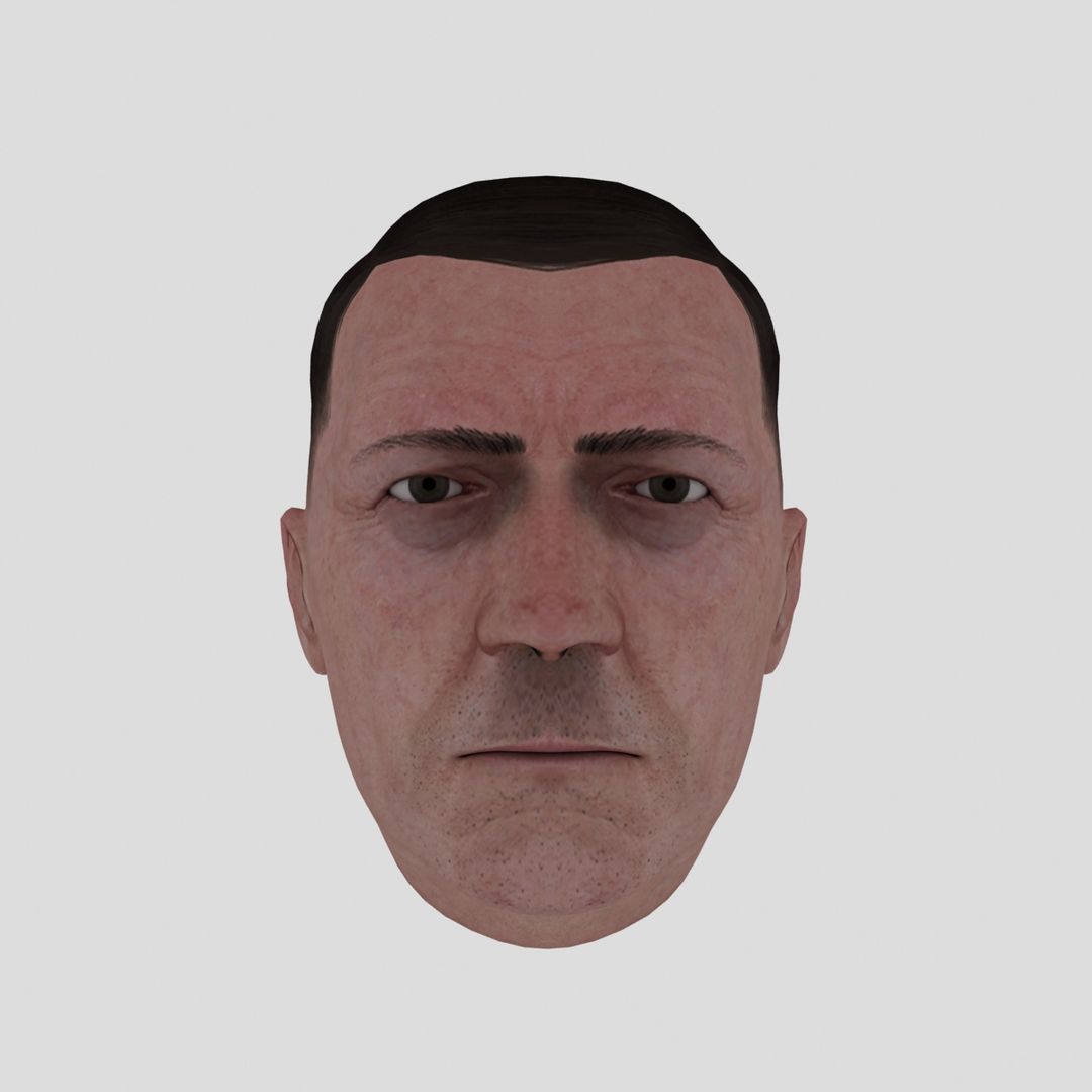 3ds Max Realistic Male Head Rigged Character