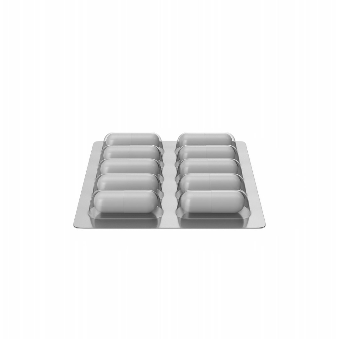 3d Model Pill Capsules Pack Turbosquid 2176204