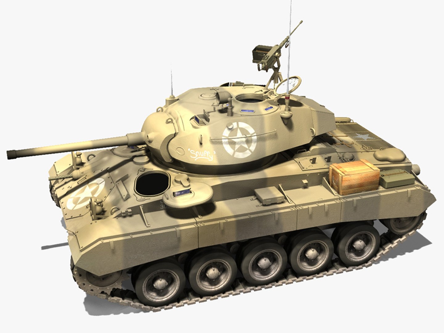 3d Model Tanks M24