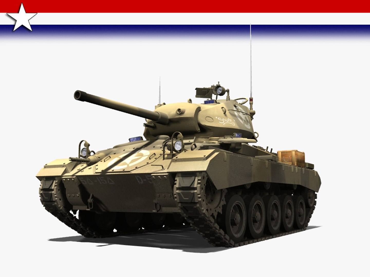 3d Model Tanks M24
