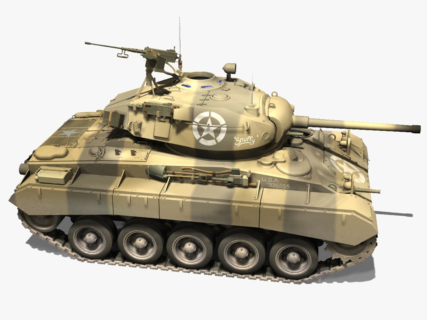 3d Model Tanks M24