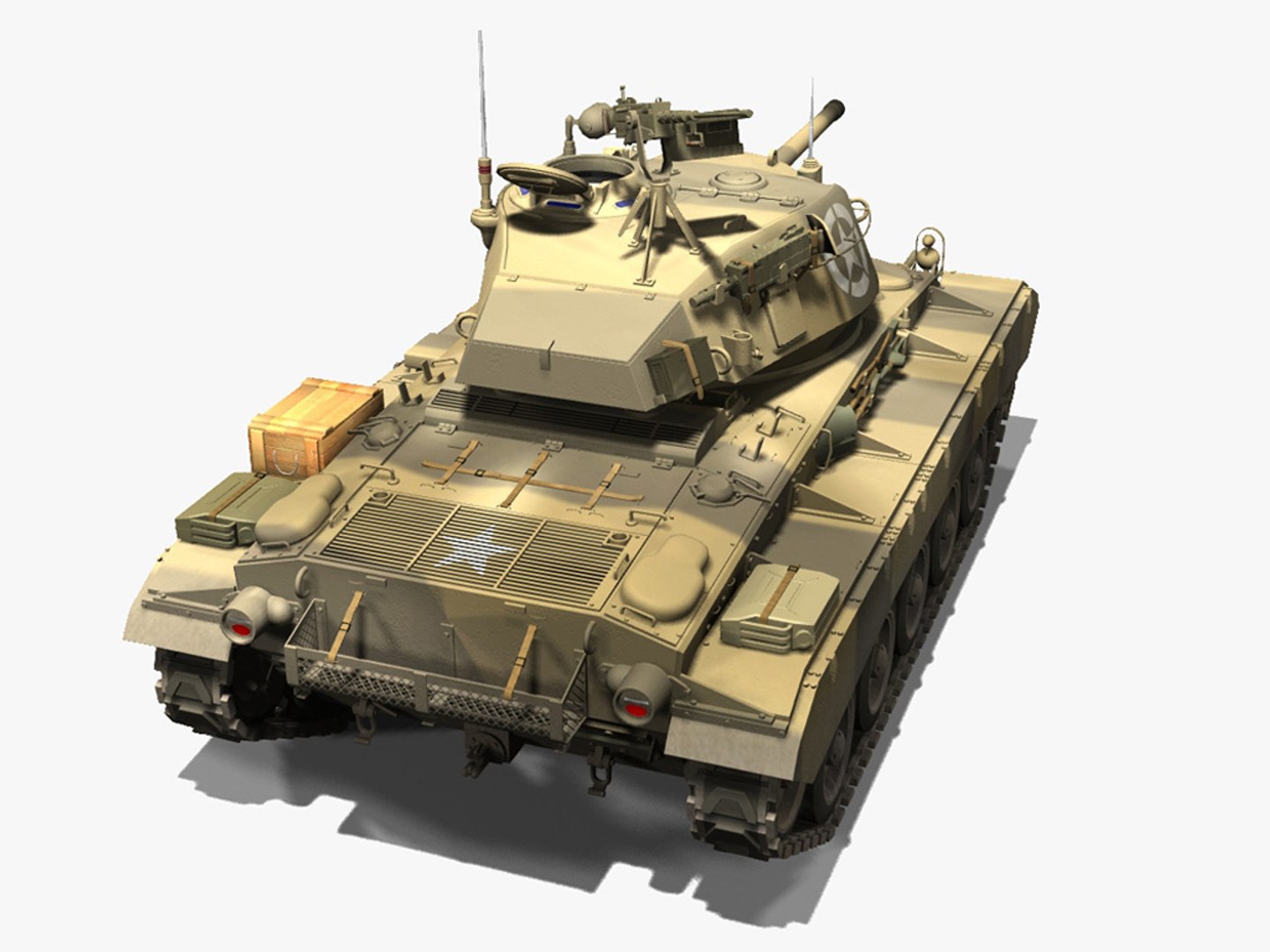3d Model Tanks M24