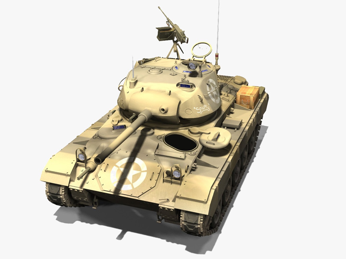 3d Model Tanks M24