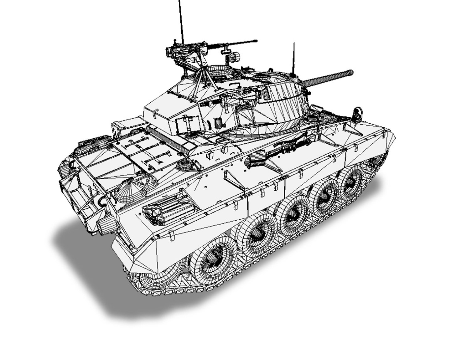 3d Model Tanks M24