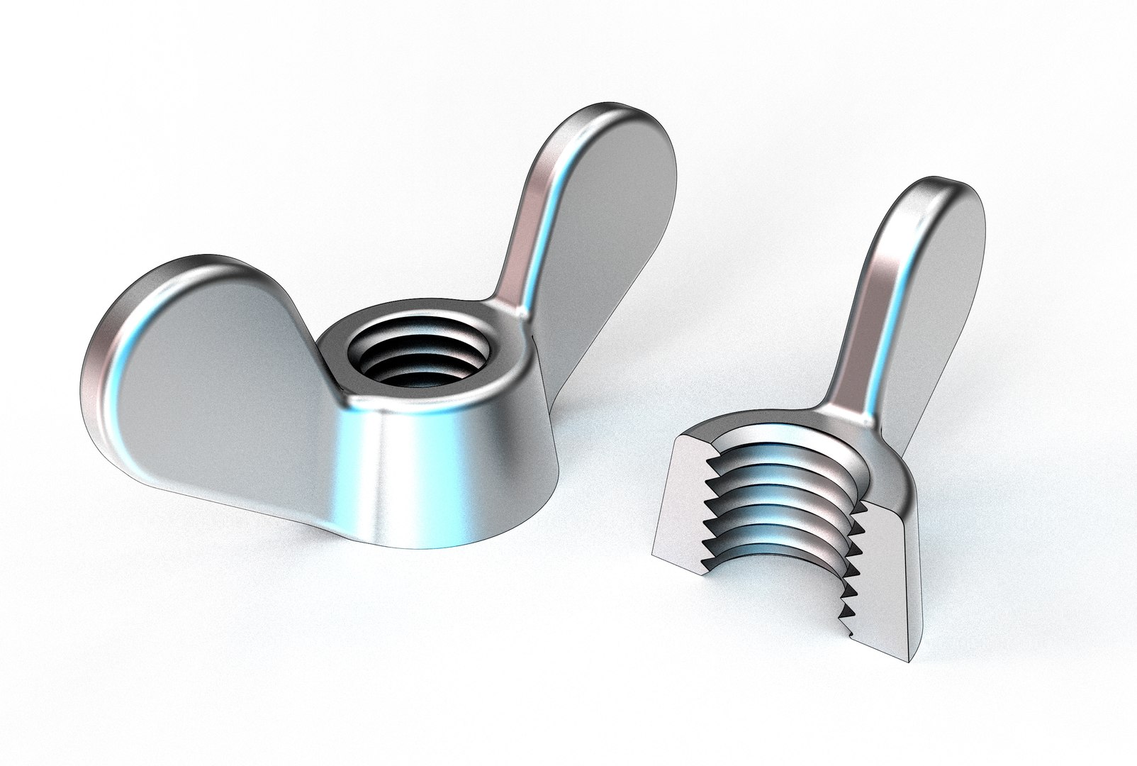 Wing Nut 3D - TurboSquid 1508470