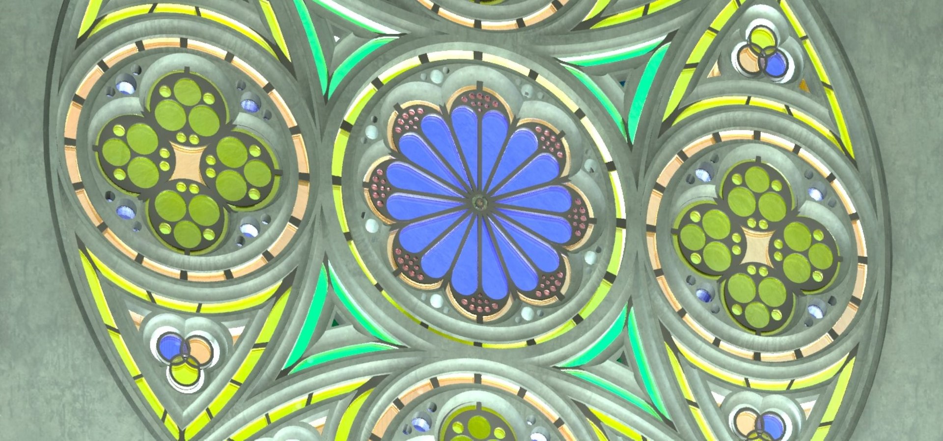 Rose Window 3D Model - TurboSquid 2269299