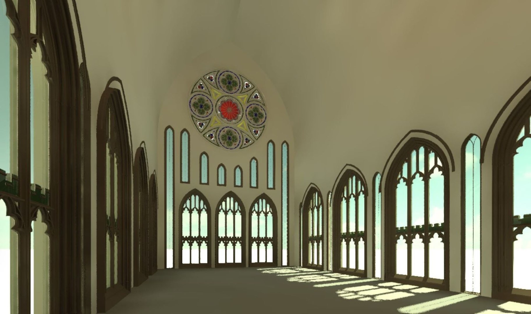 Rose Window 3D Model - TurboSquid 2269299