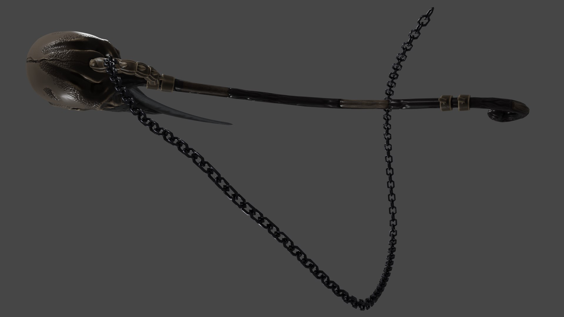 Fantasy Weapon Scythe Model Turbosquid 2023162