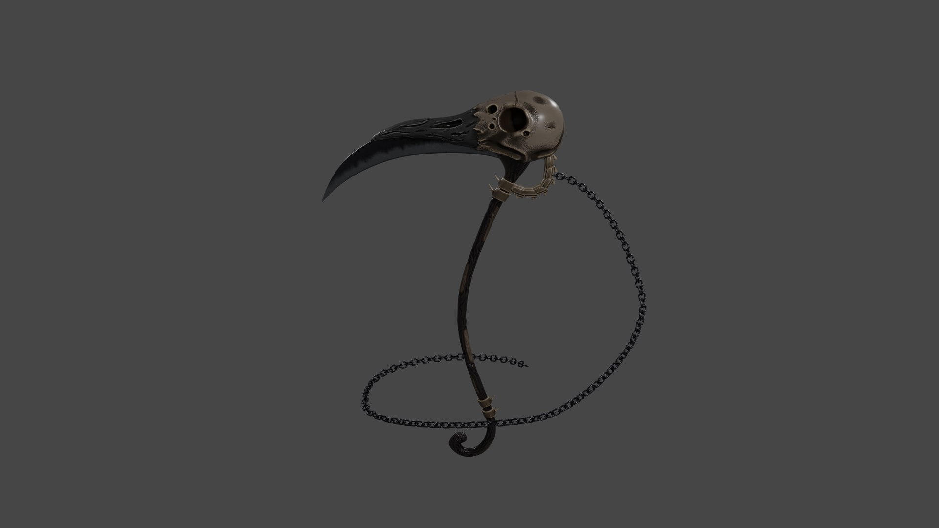 Fantasy Weapon Scythe Model - TurboSquid 2023162
