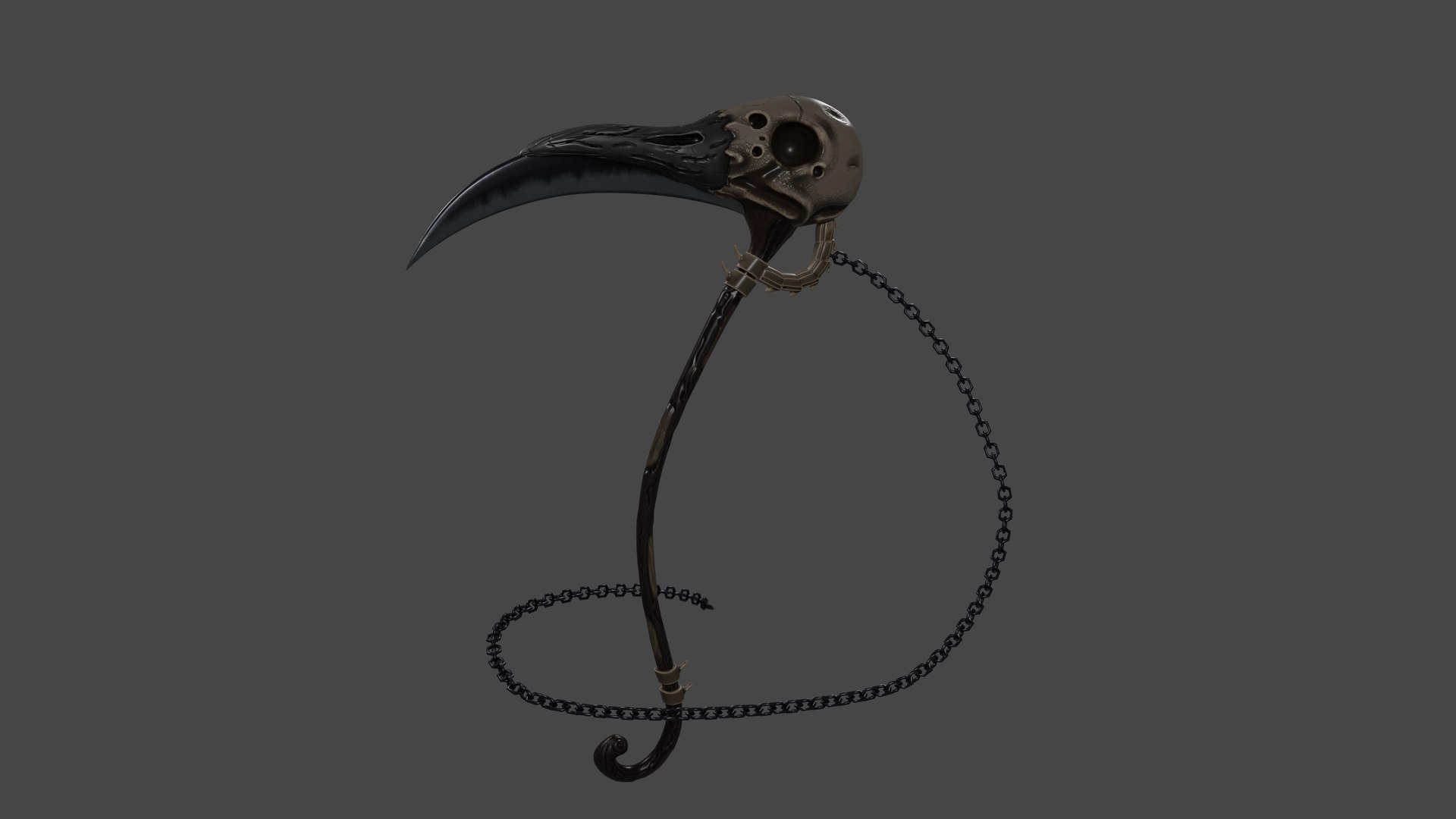Fantasy Weapon Scythe Model - TurboSquid 2023162