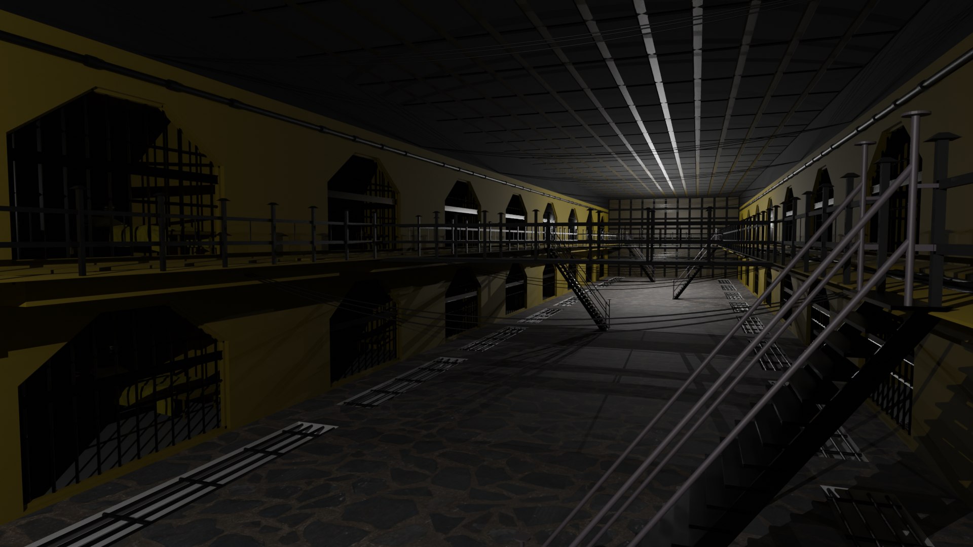 3D Prison Interior - TurboSquid 2157313