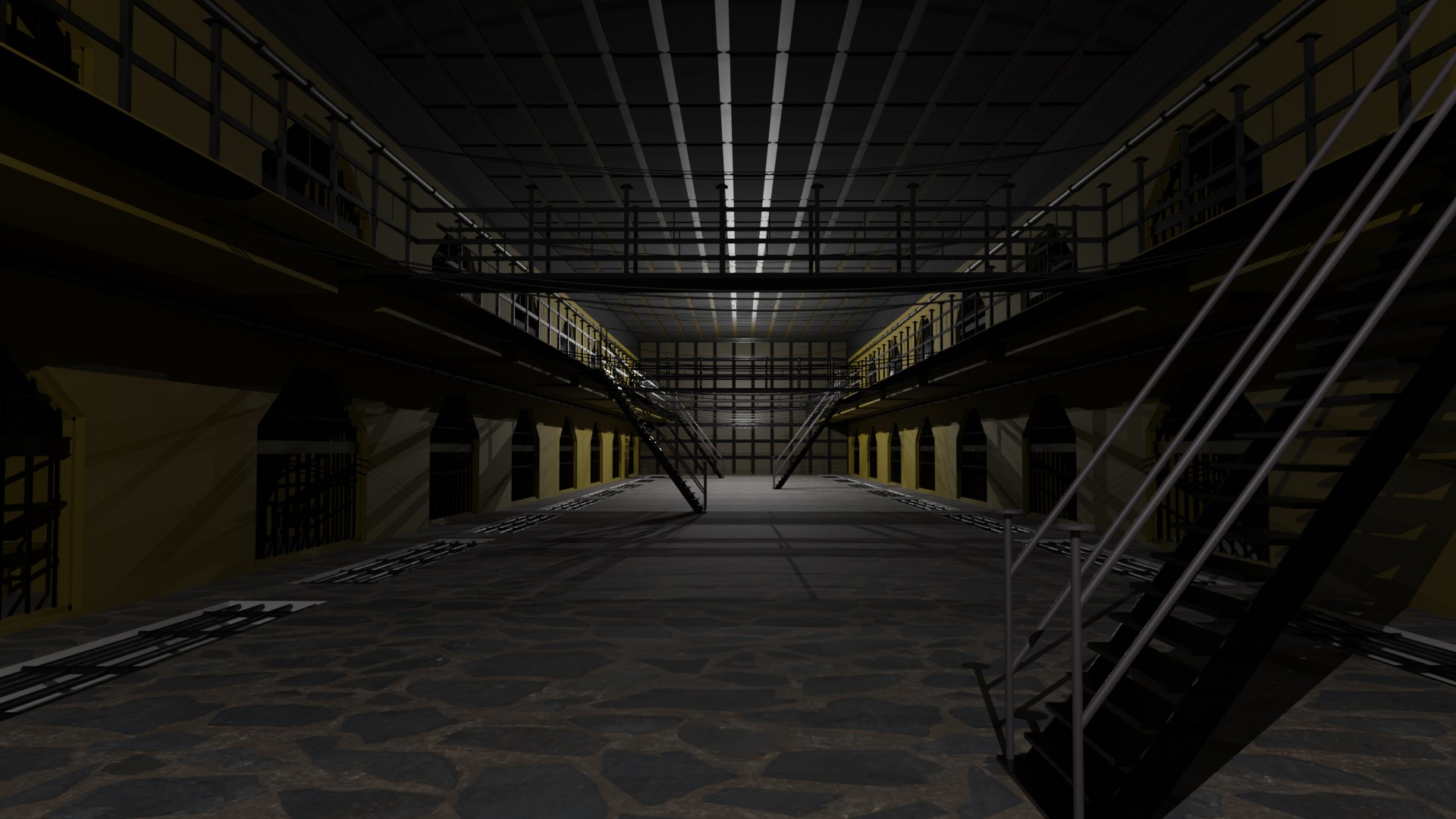 3D Prison Interior - TurboSquid 2157313