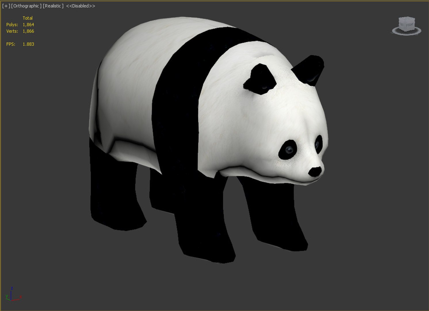 3d model panda