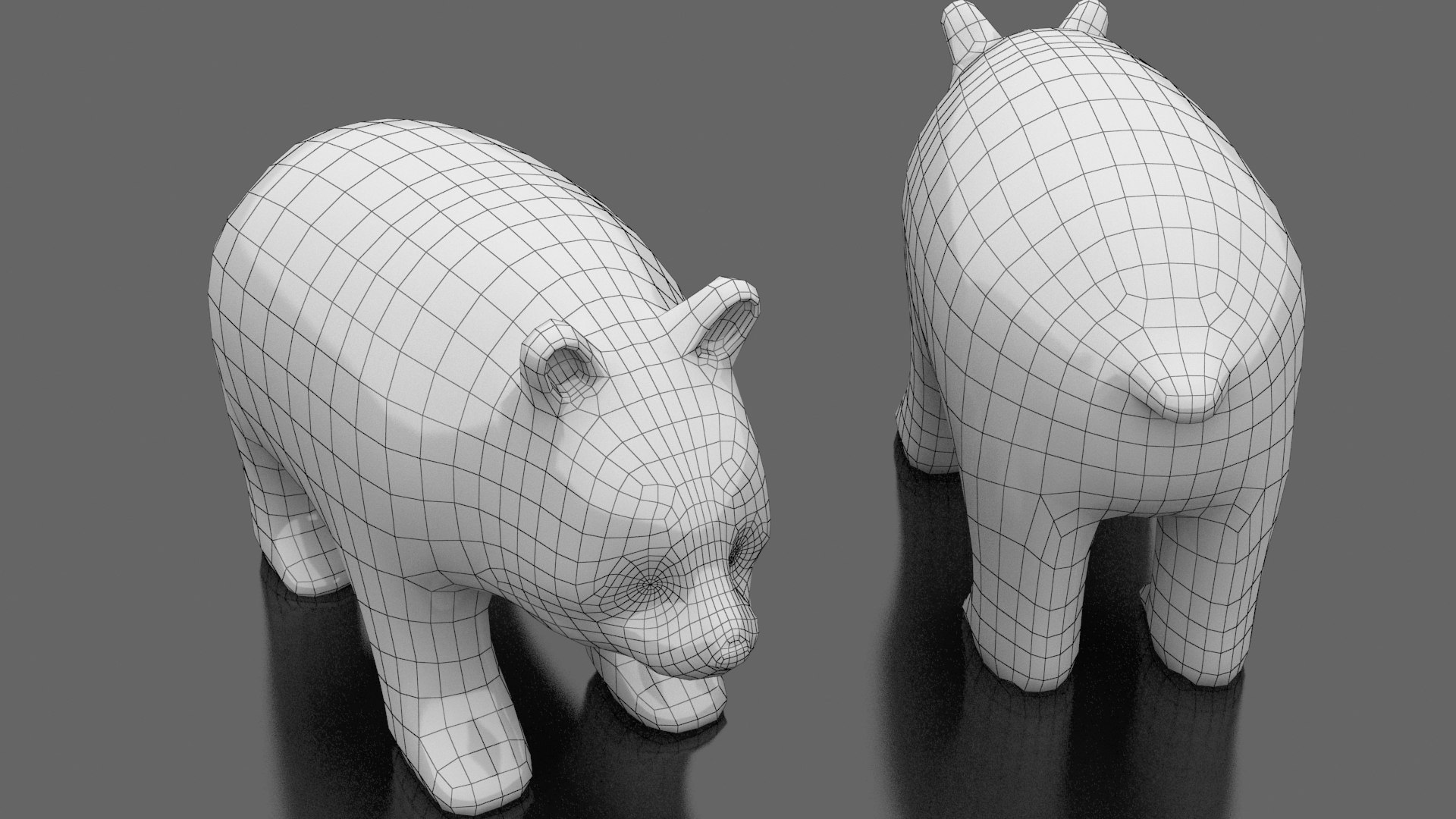 3d Model Panda