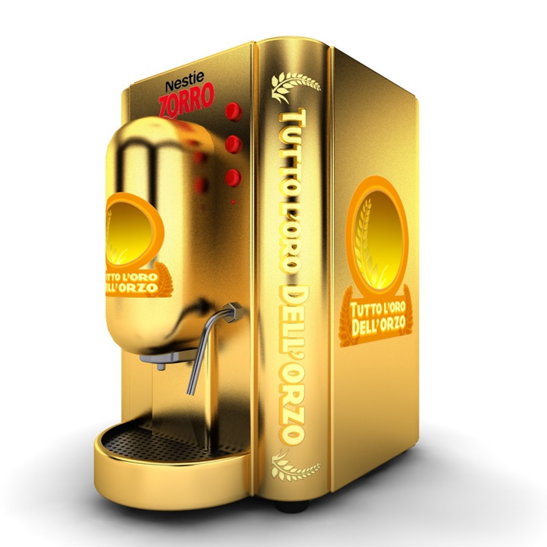 barley beverage maker 3d model