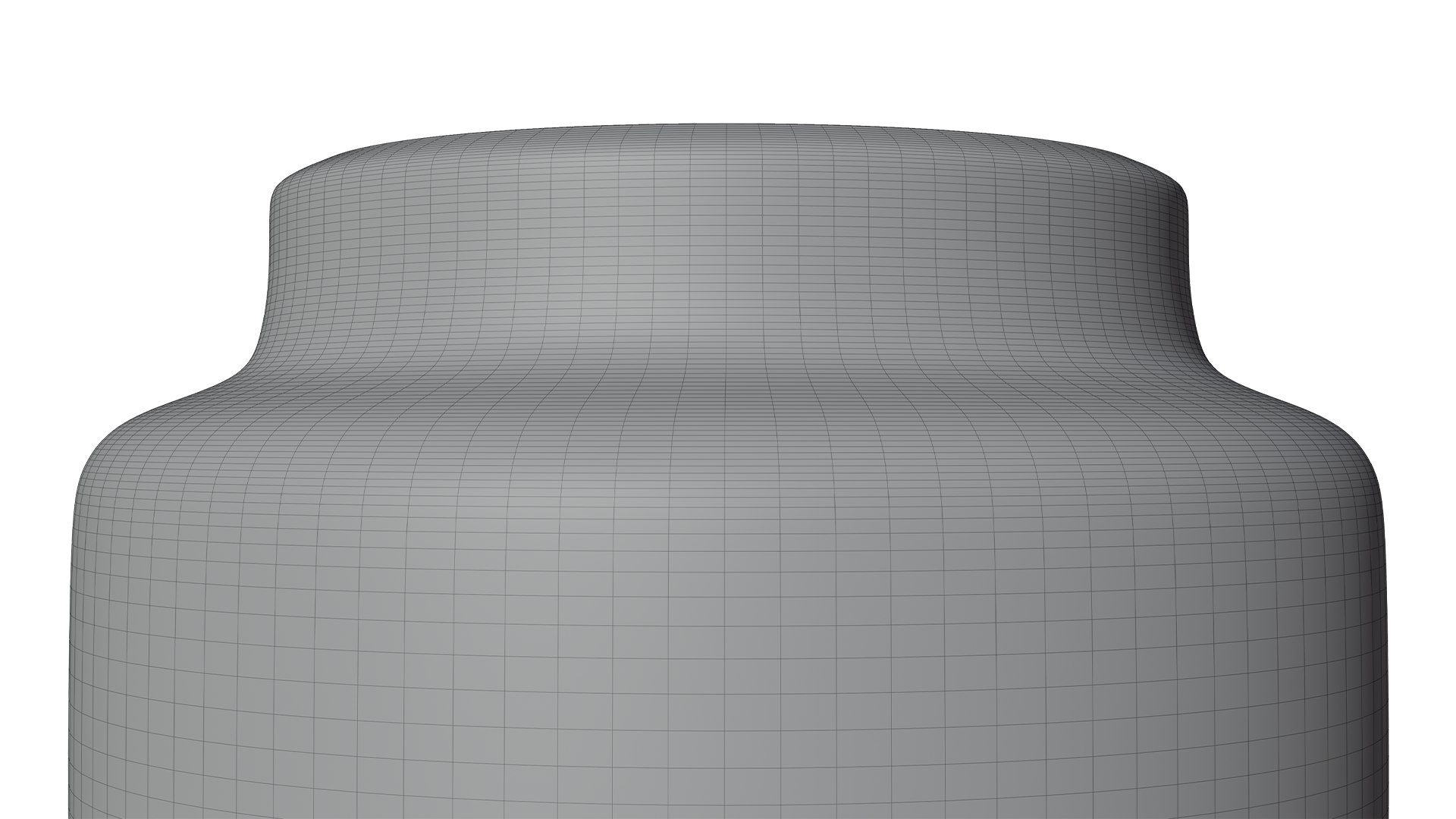 3D Modern Matte Gray Vase - TurboSquid 2308209