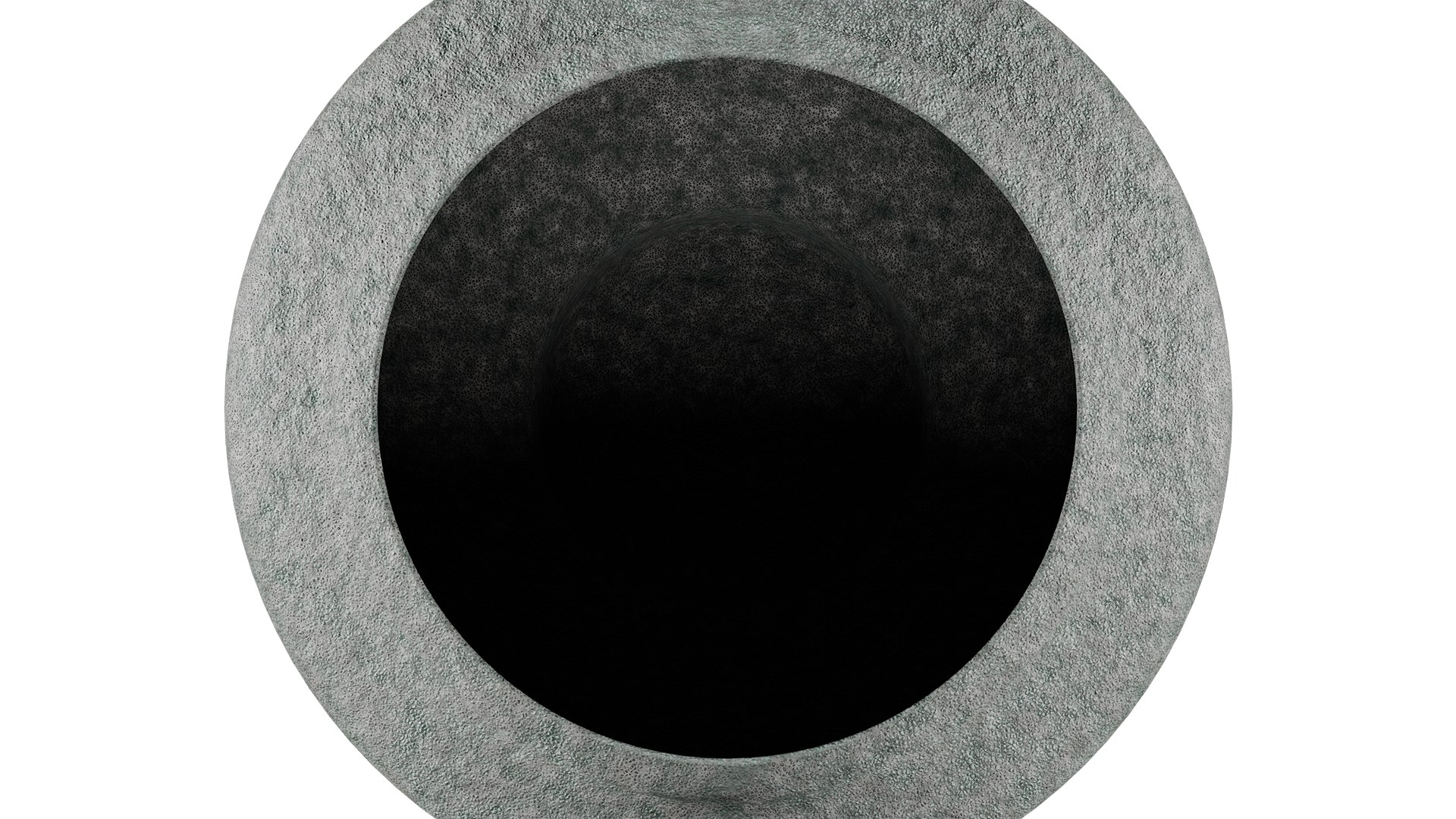 3D Modern Matte Gray Vase - TurboSquid 2308209