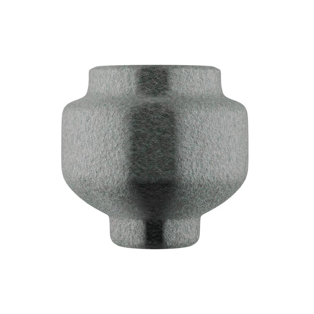 3D Modern Matte Gray Vase - TurboSquid 2308209