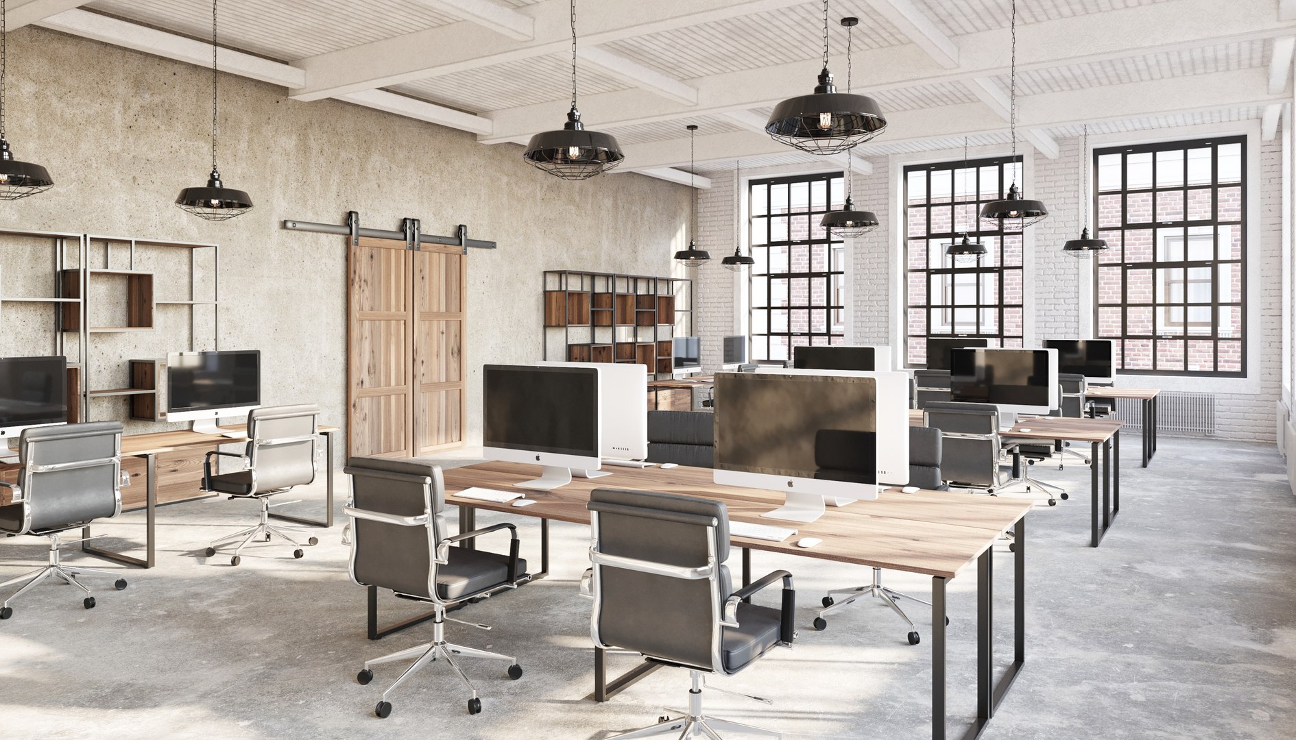 3D Coworking Office 3D Model Model - TurboSquid 2181376