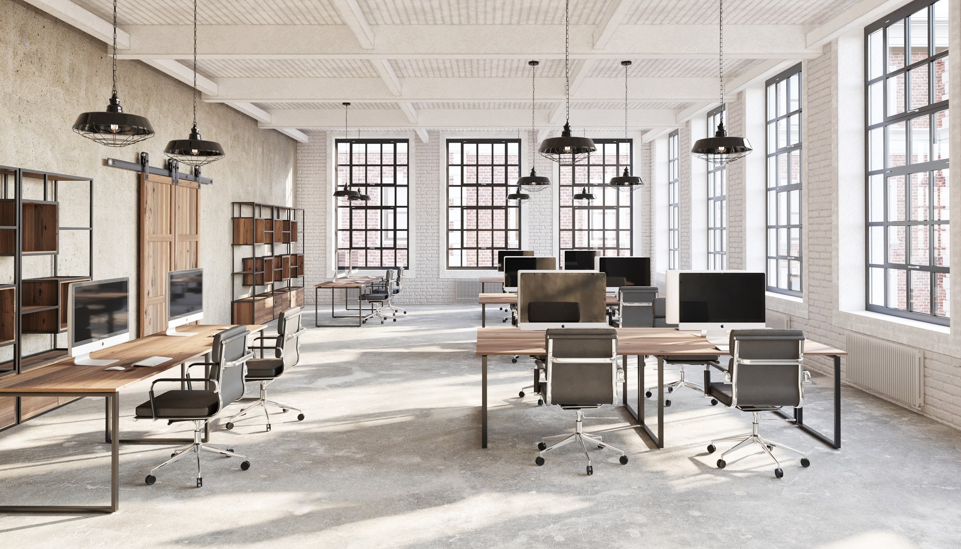 3D Coworking Office 3D Model Model - TurboSquid 2181376