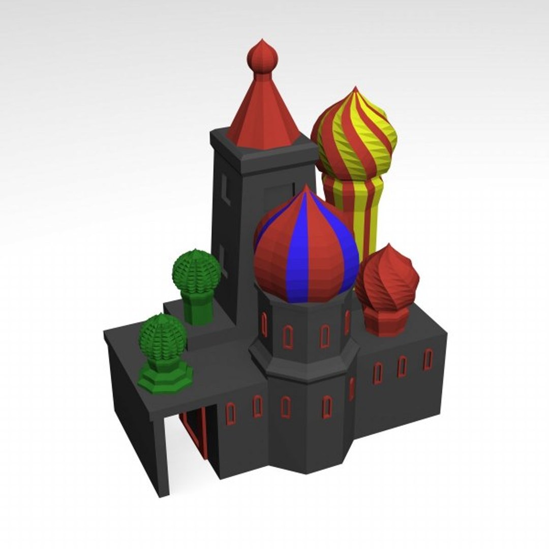 3d Model Russian House