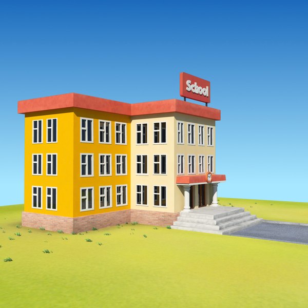 simple cartoon 3d obj