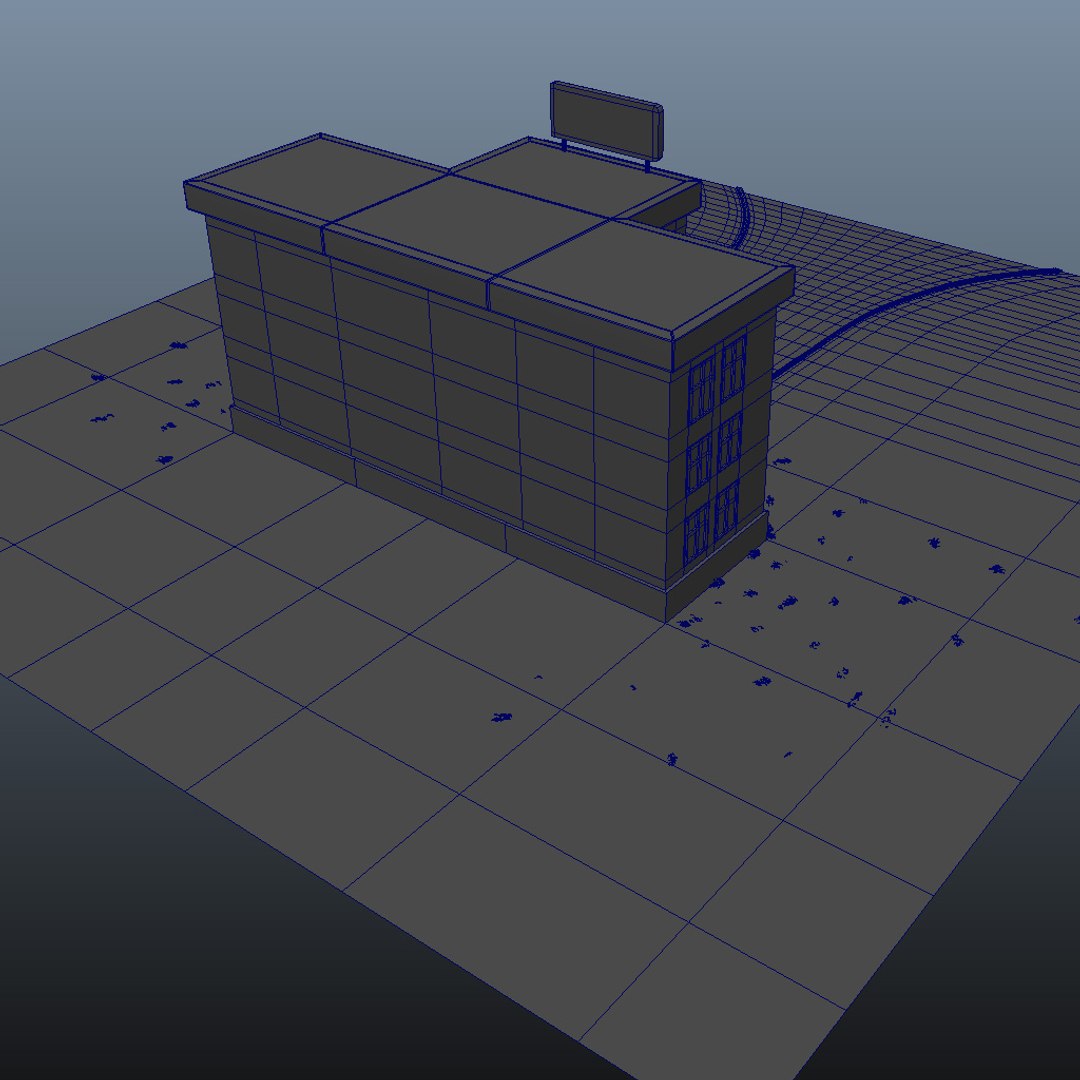 Simple Cartoon 3d Obj