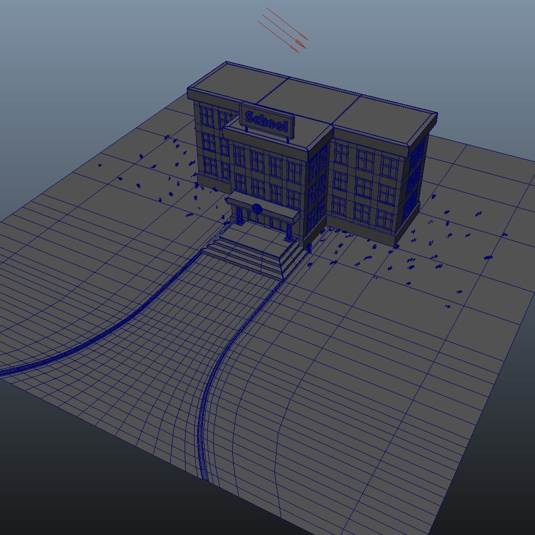 Simple Cartoon 3d Obj