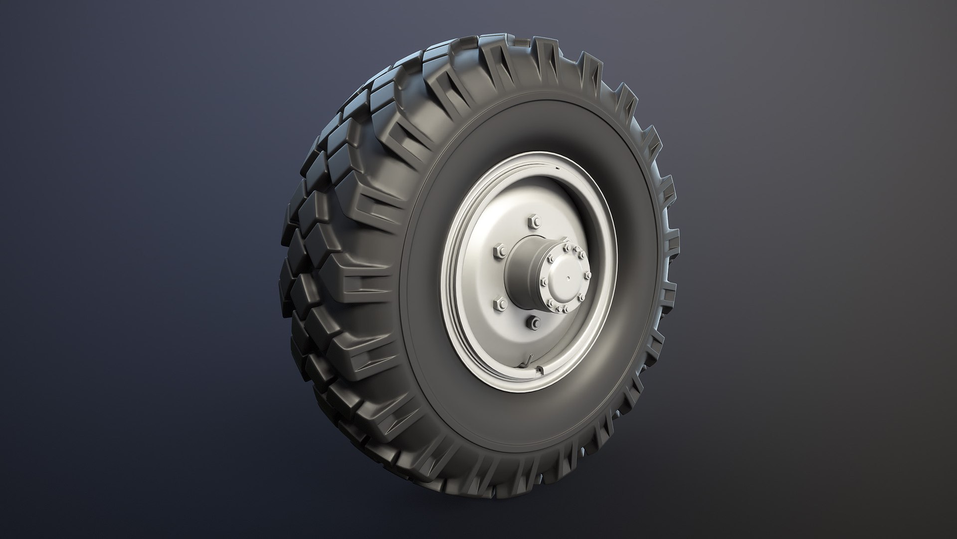 3D Model BTR-40 APC And GAZ-63 Truck Wheel - TurboSquid 2081215