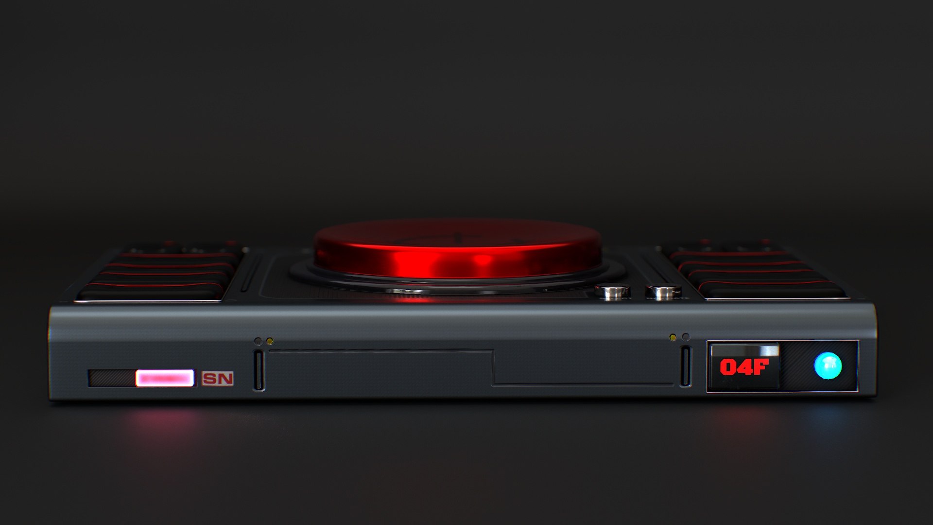 3D Sci-Fi Red Button Ver3 - TurboSquid 2142519