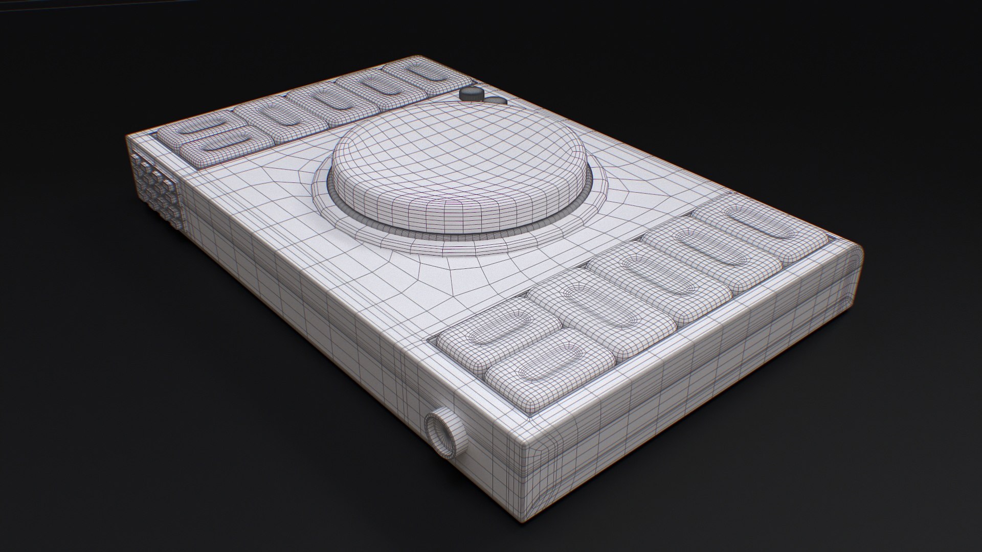 3D Sci-Fi Red Button Ver3 - TurboSquid 2142519