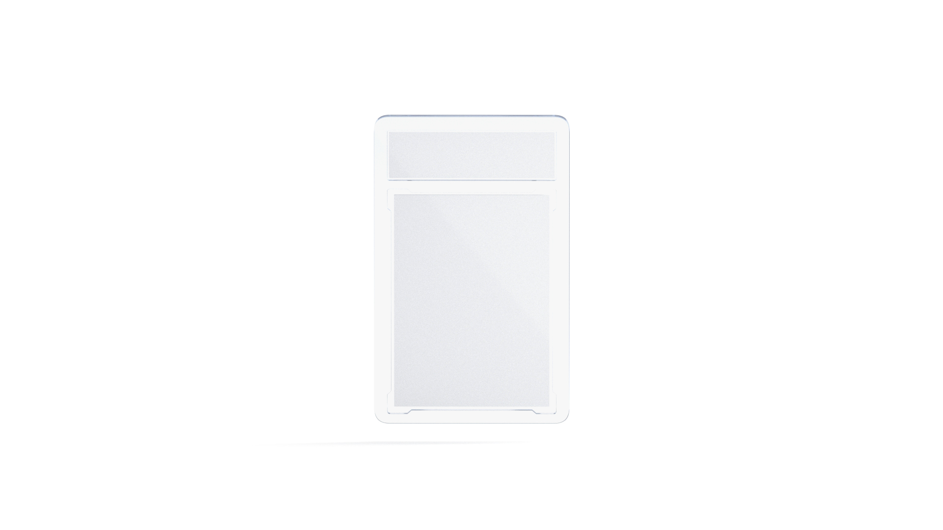 Transparent Trading Card - Plastic Collectible Graded Case Model ...