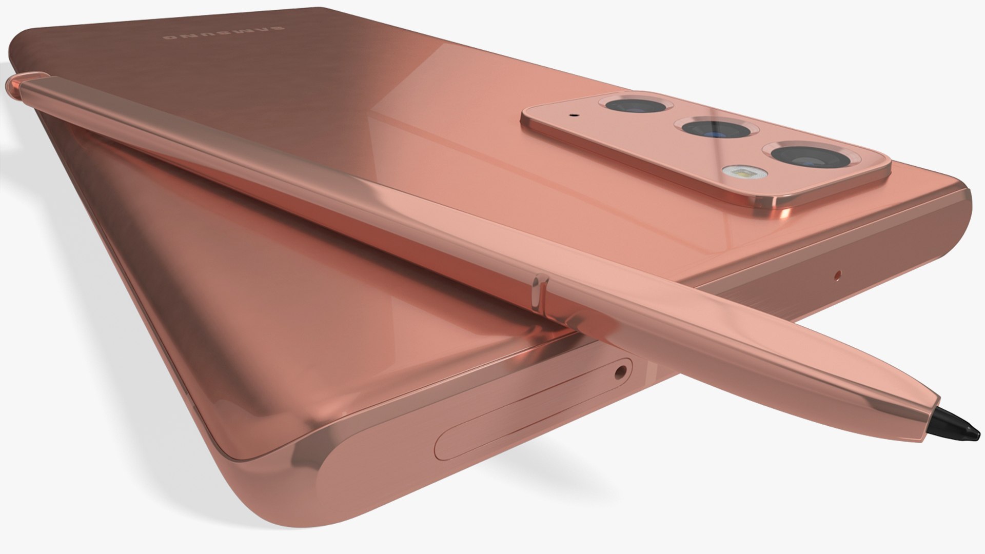 3D Realistic Samsung Galaxy Note20 Model - TurboSquid 1601585