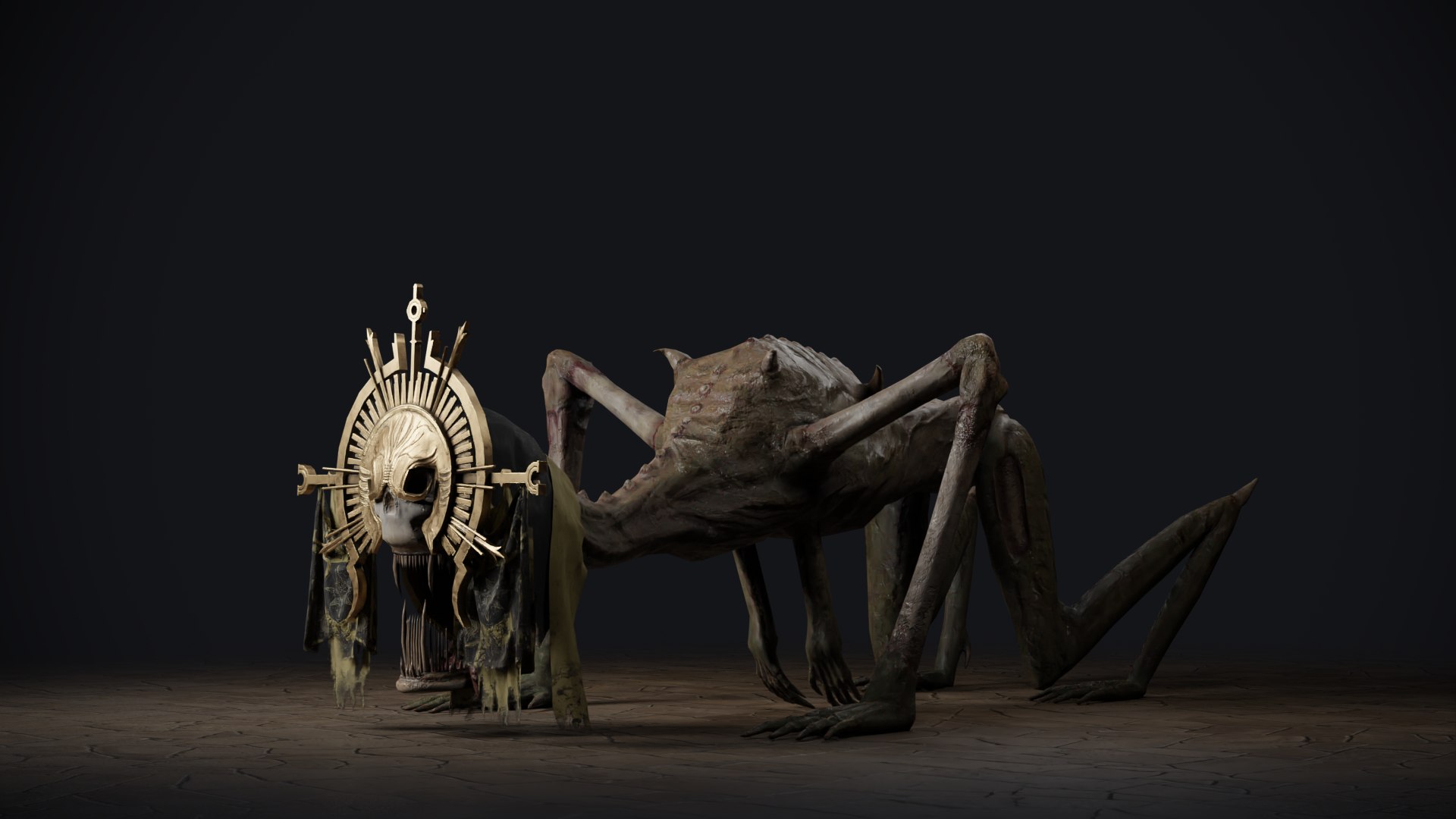 3D Cultist Monster Model - TurboSquid 2183163
