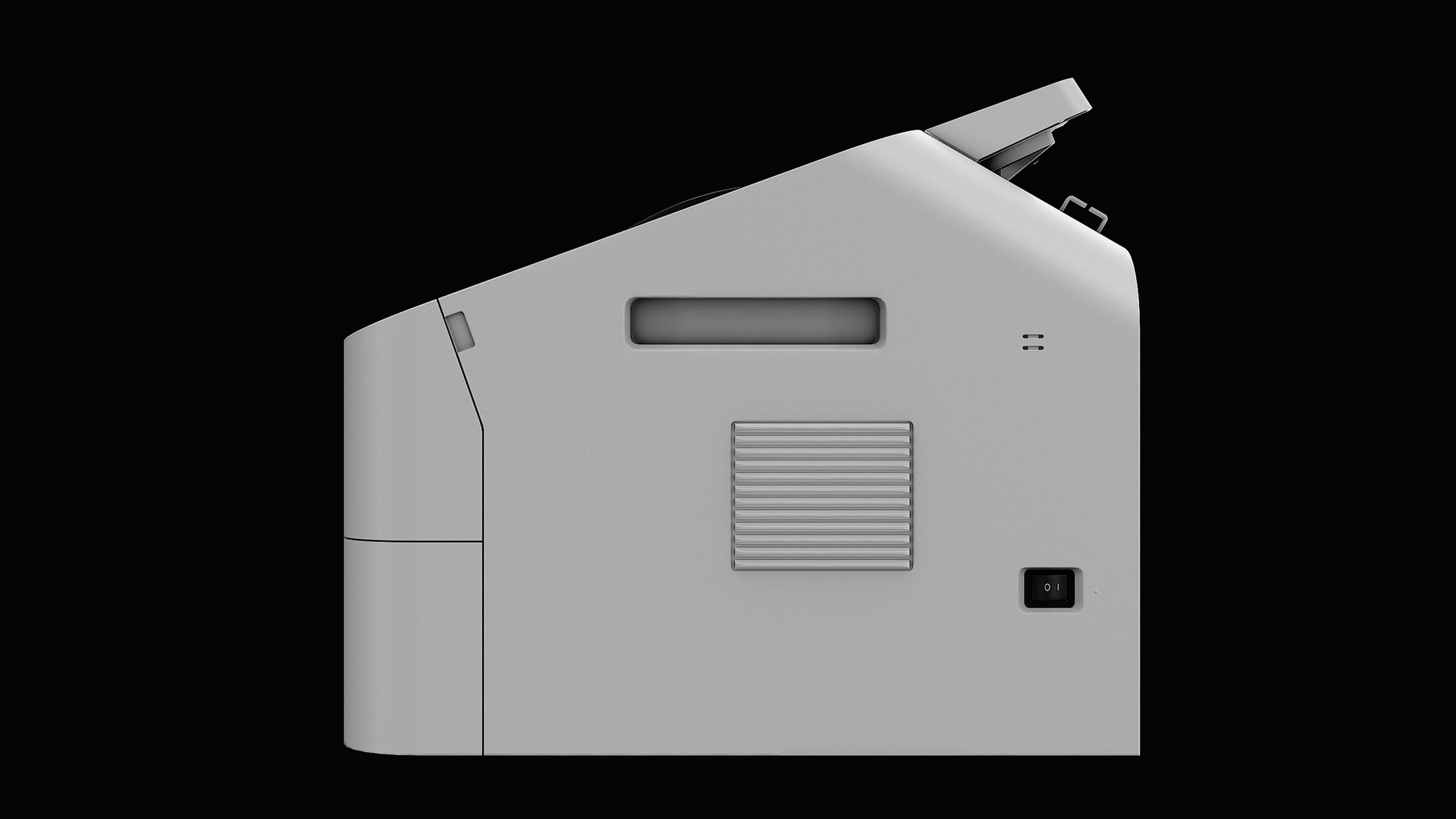 Brother FAX-2840 Laser Fax Machine 3D Model - TurboSquid 2289769