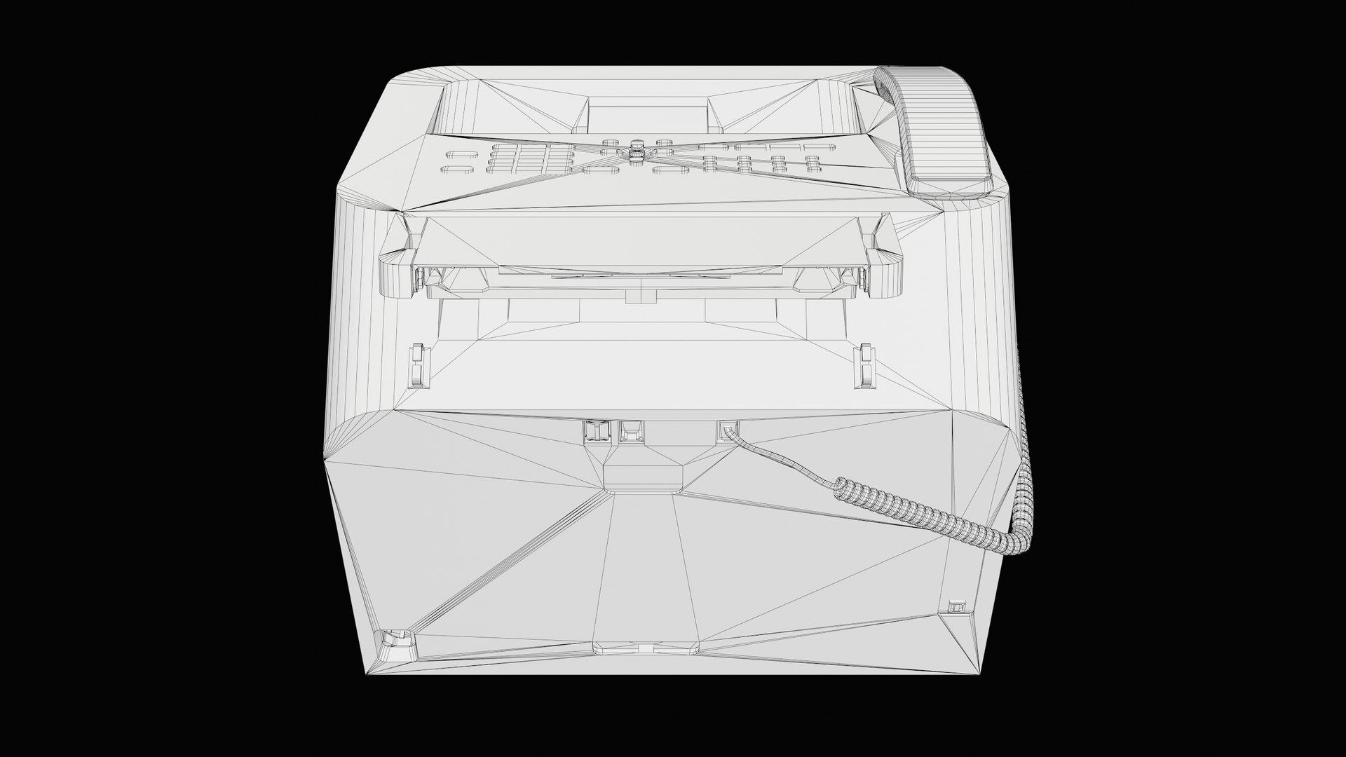 Brother FAX-2840 Laser Fax Machine 3D Model - TurboSquid 2289769