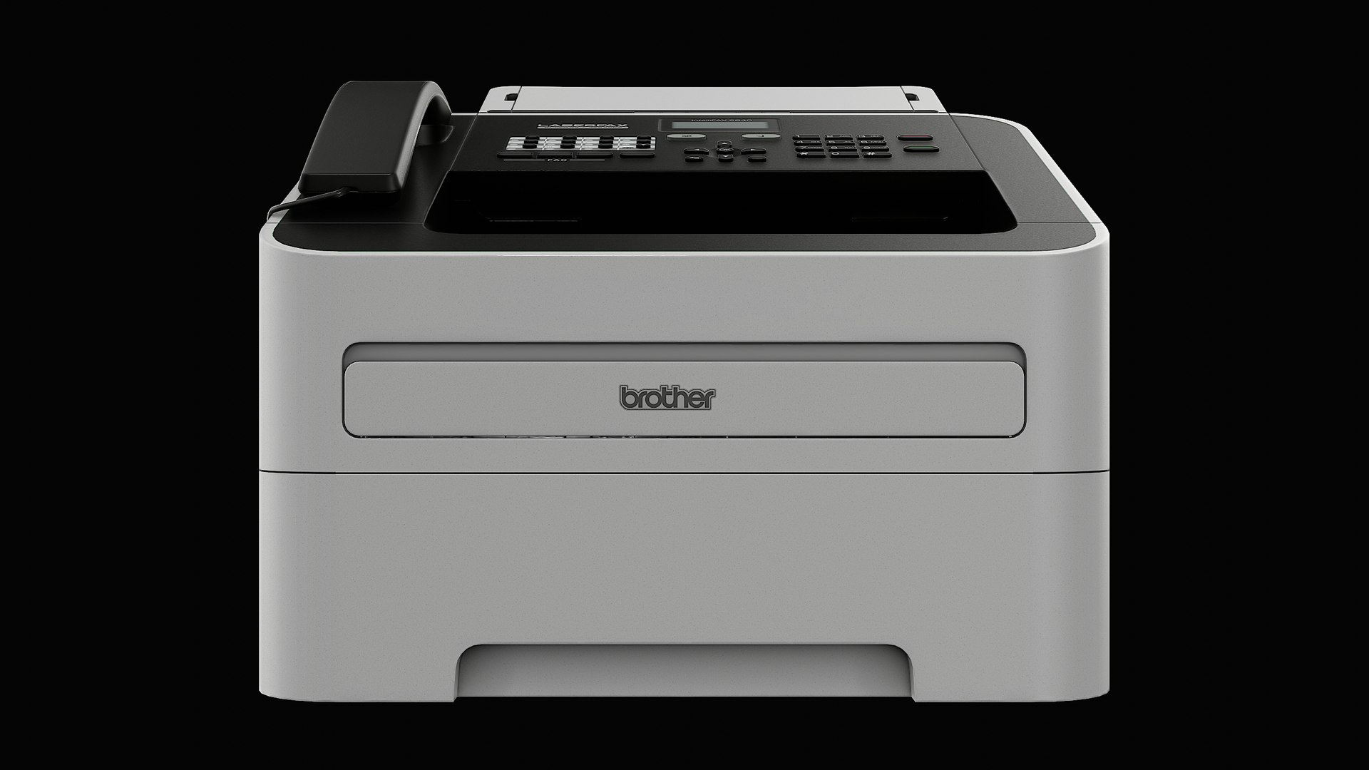 Brother FAX-2840 Laser Fax Machine 3D Model - TurboSquid 2289769