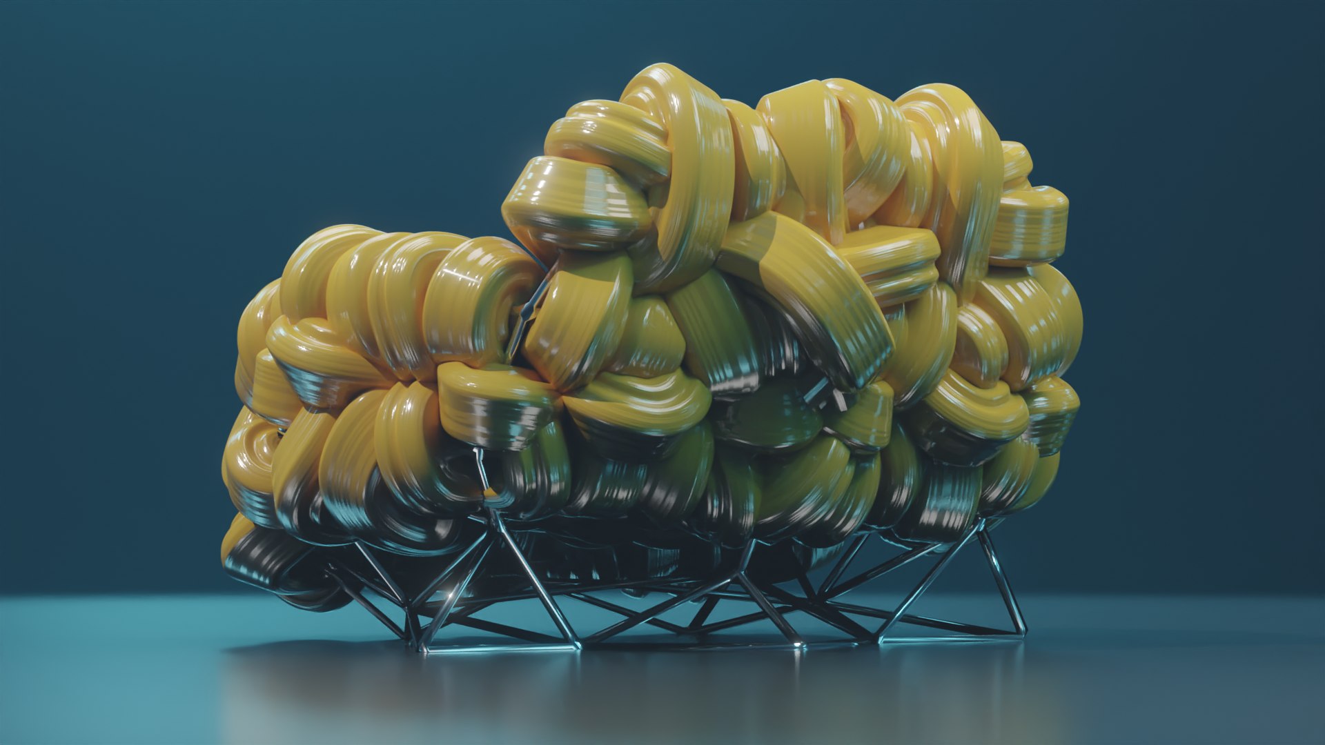 3D Couch Tube Snake - TurboSquid 1704046